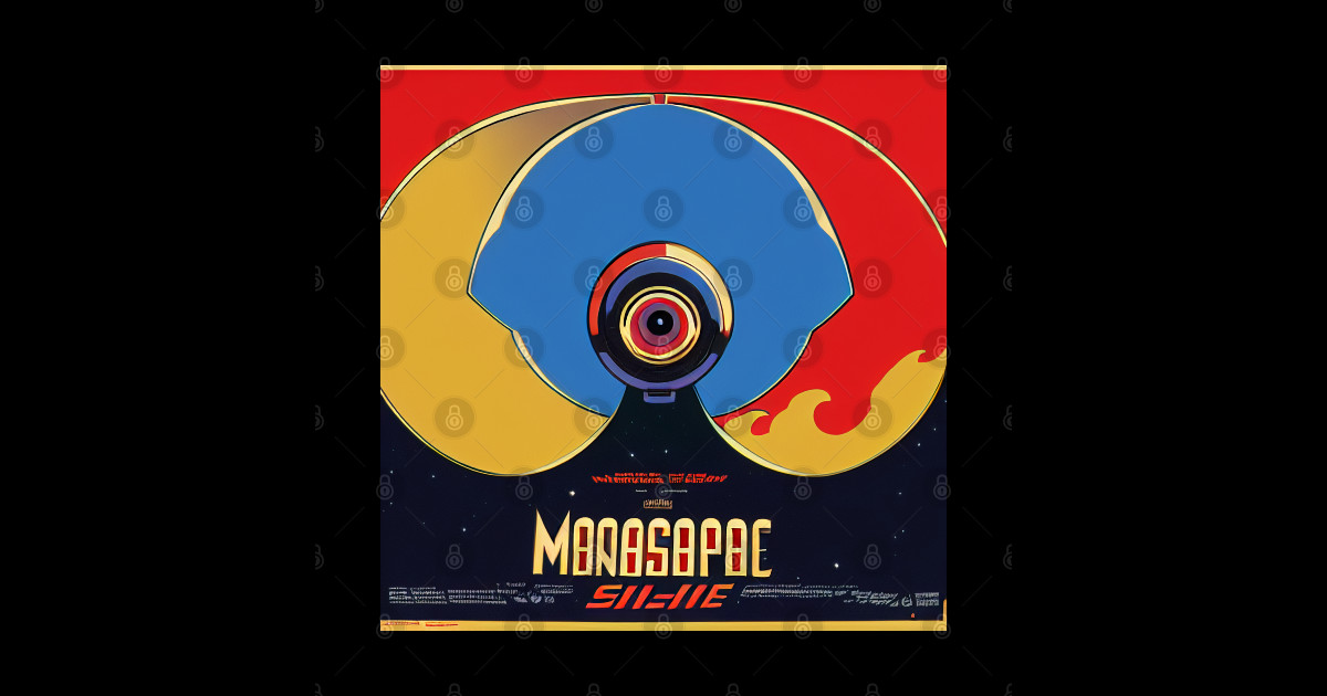 Vintage Cyborg Poster - Vintage Cyborg - Sticker | TeePublic