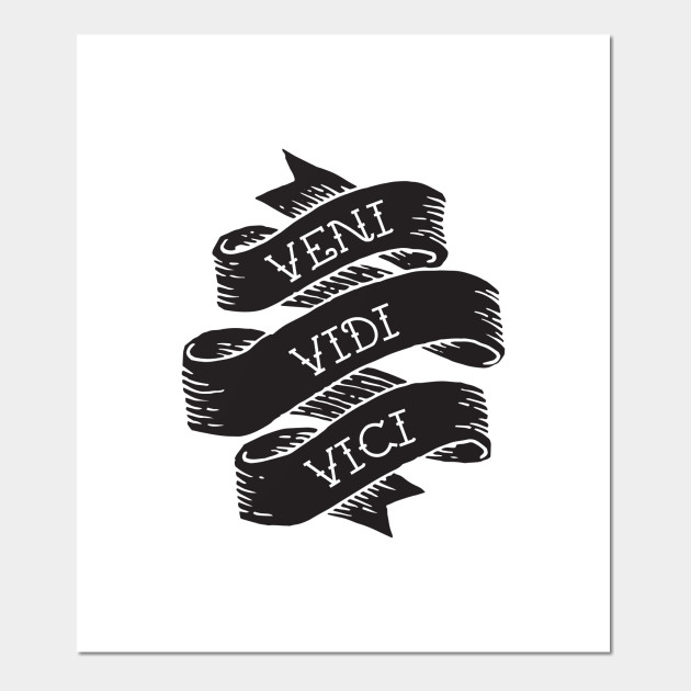 Veni, Vidi, Vici - Veni Vidi Vici - Posters and Art Prints | TeePublic