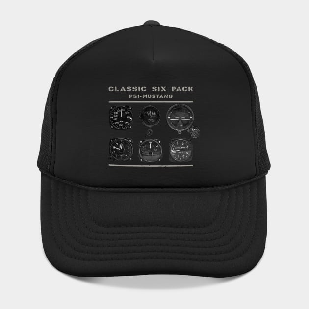 Cockpit Instruments Six Pack P-51 Mustang aircraft WW2 - P 51 Mustang ...