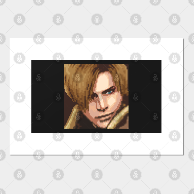 Leon Kennedy Pixel Art - Leon Kennedy - Posters and Art Prints | TeePublic