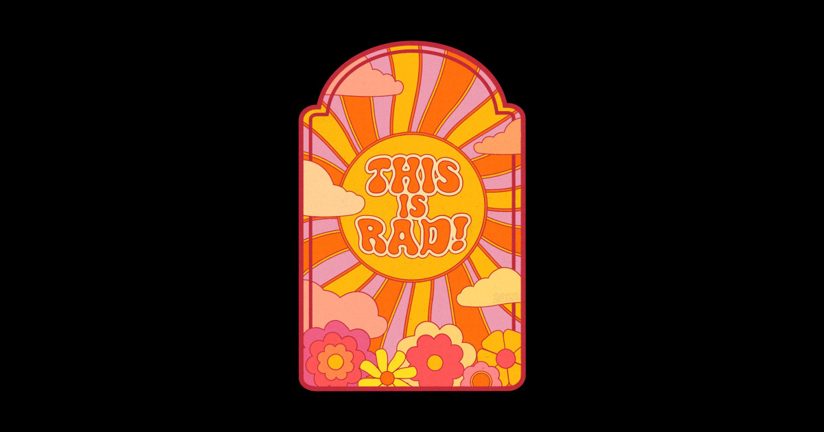 The Summer of Rad 2022 - This Is Rad - Sticker | TeePublic