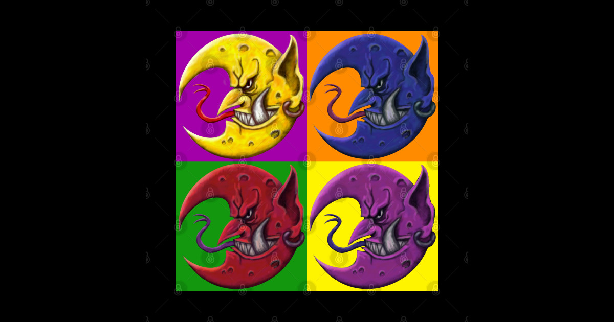 The Four Bad Moonz of the Bad Moon Apocalypse - Bad Moon - Sticker ...