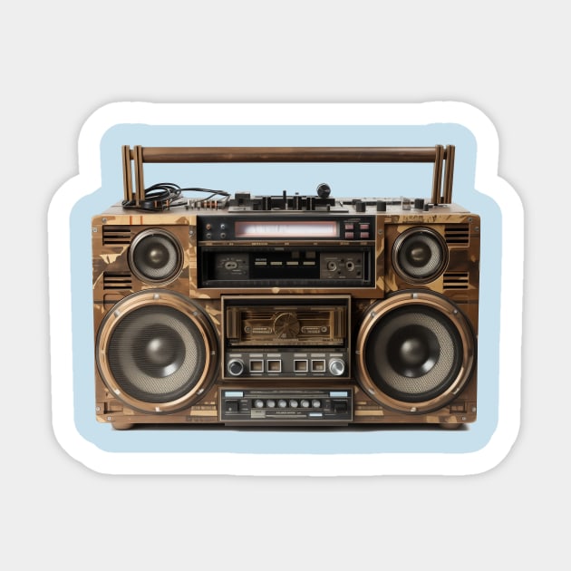 Boombox Boom - Boombox - Sticker | TeePublic
