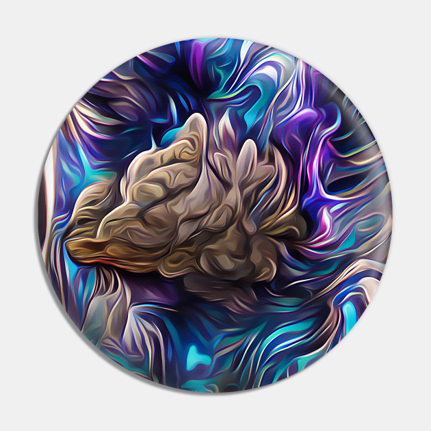 Blue Thick Iridescent Nug Bud Weed Cannabis - Nugs - Pin | TeePublic