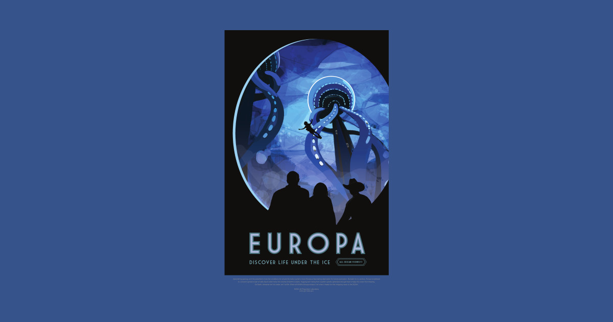 Europa Retro Poster - Retro - T-Shirt | TeePublic