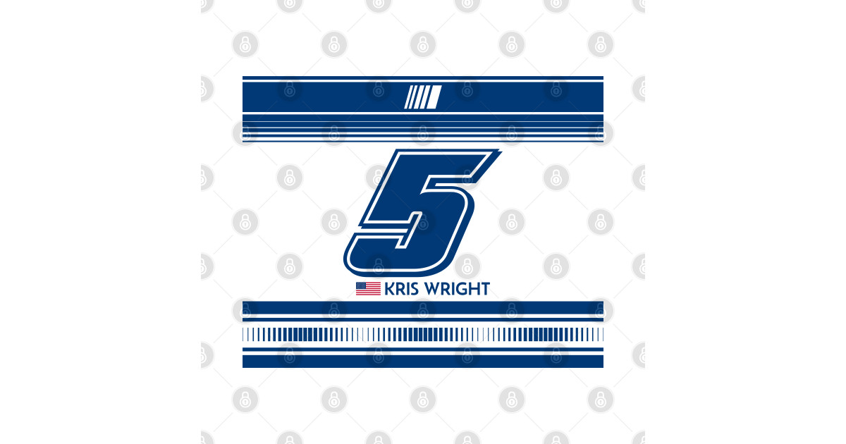 Kris Wright #5 2025 NASCAR Design - Kris Wright - T-Shirt | TeePublic