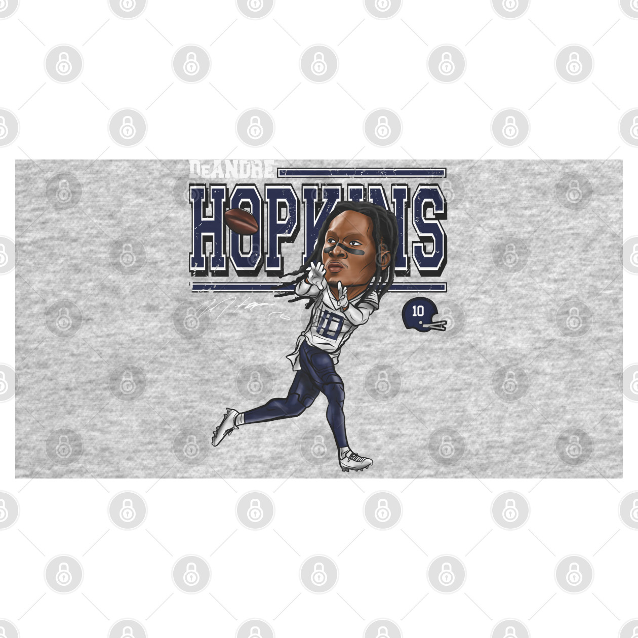 DeAndre Hopkins Tennessee Cartoon - Deandre Hopkins - T-Shirt | TeePublic