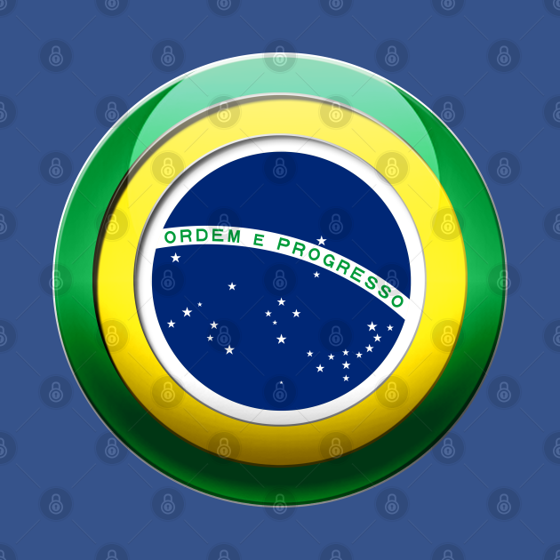 Brazilian Flag as a Roundel - Brazil - T-Shirt | TeePublic