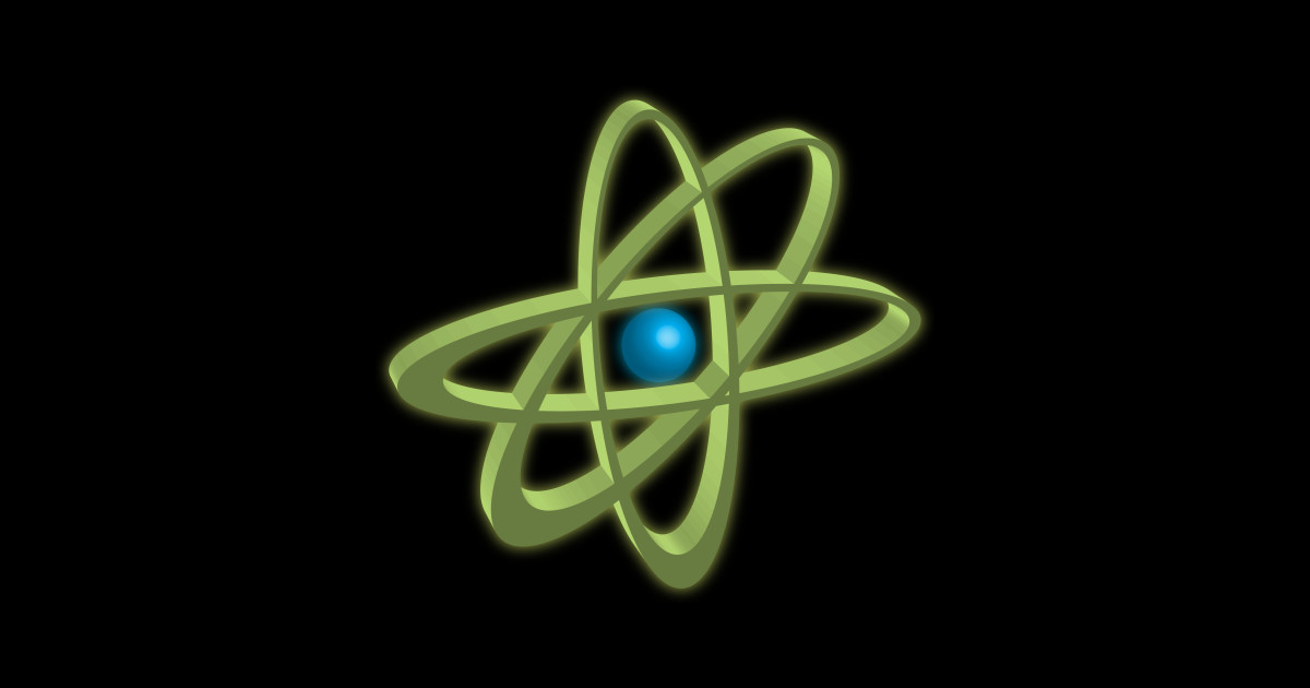 Atom symbol - Atom - Sticker | TeePublic
