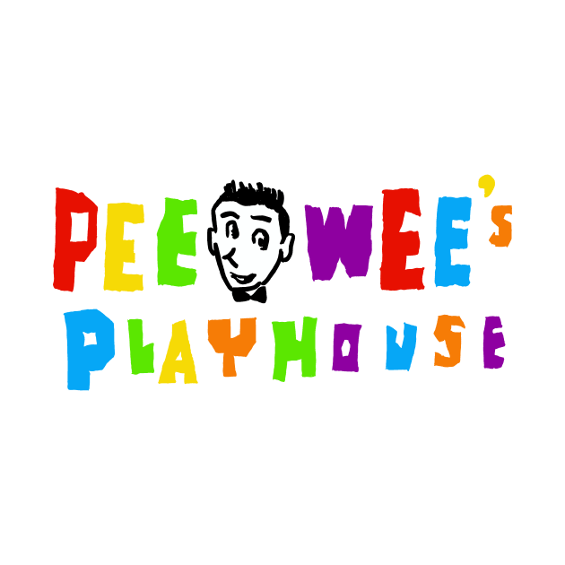 Pee-Wee's Playhouse (Rainbow Logo) - Pee Wee Herman - T-Shirt | TeePublic