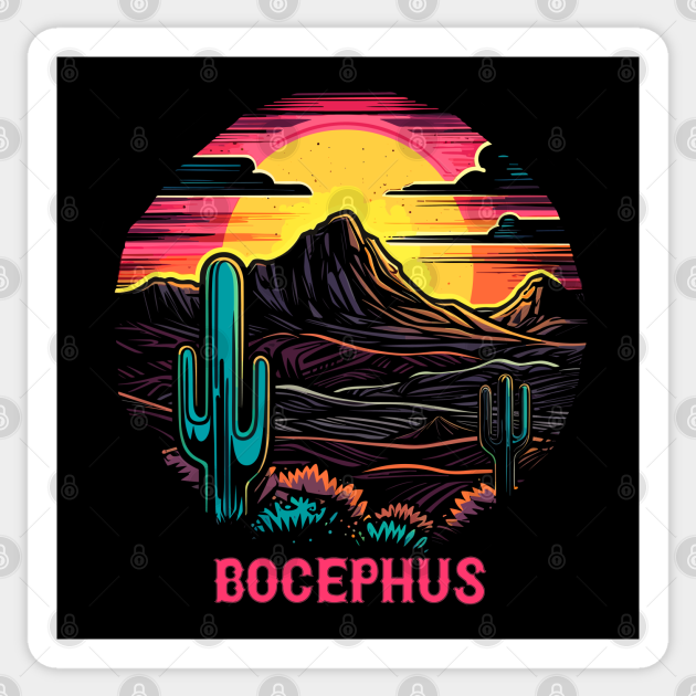 Bocephus / Retro Style Country Fan Design - Bocephus - Sticker | TeePublic