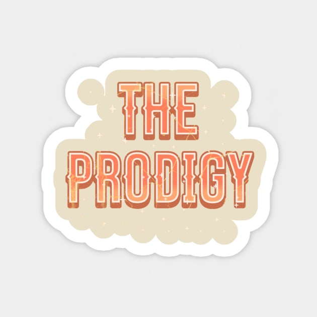 prodigy text vintage - The Prodigy - Sticker | TeePublic