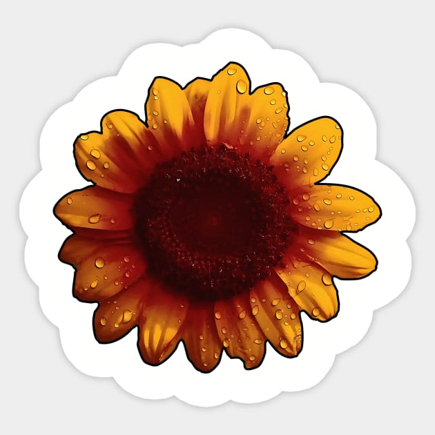 Happy Little Flower - Happy Little Flower - Sticker | TeePublic