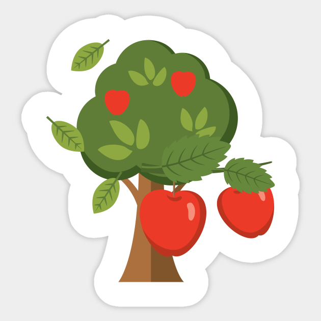 Apple Tree - Apple - Sticker | TeePublic