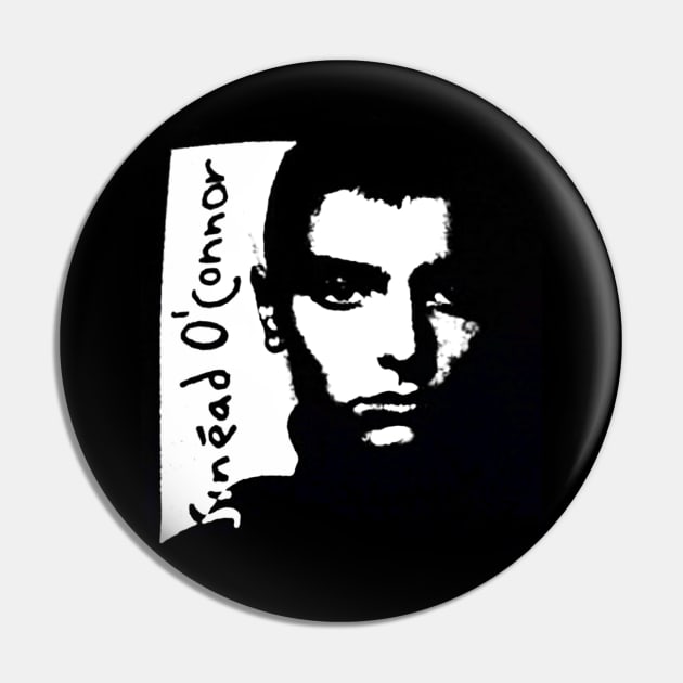 Sinead Oconnor 80s Retro Style Sinead Oconnor Pin Teepublic