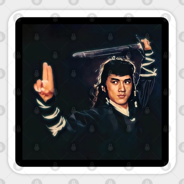Jackie Chan Sword Master - Jackie Chan - Sticker | TeePublic