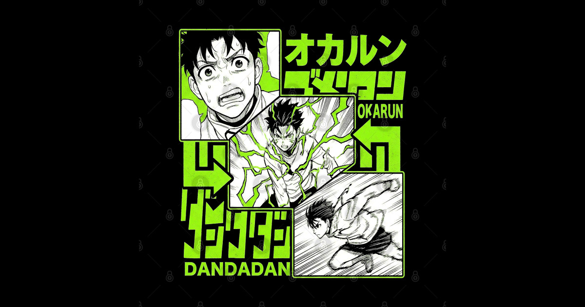 Okarun from Dandadan Fan Art - Okarun - Sticker | TeePublic