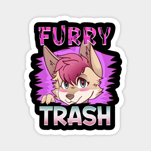Furry Trash I Furries Convention I Anime Cosplay - Fursuit - Magnet ...