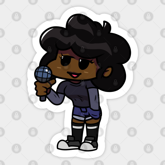 Carol FnF mod character detailed version - Fnf Game - Sticker | TeePublic