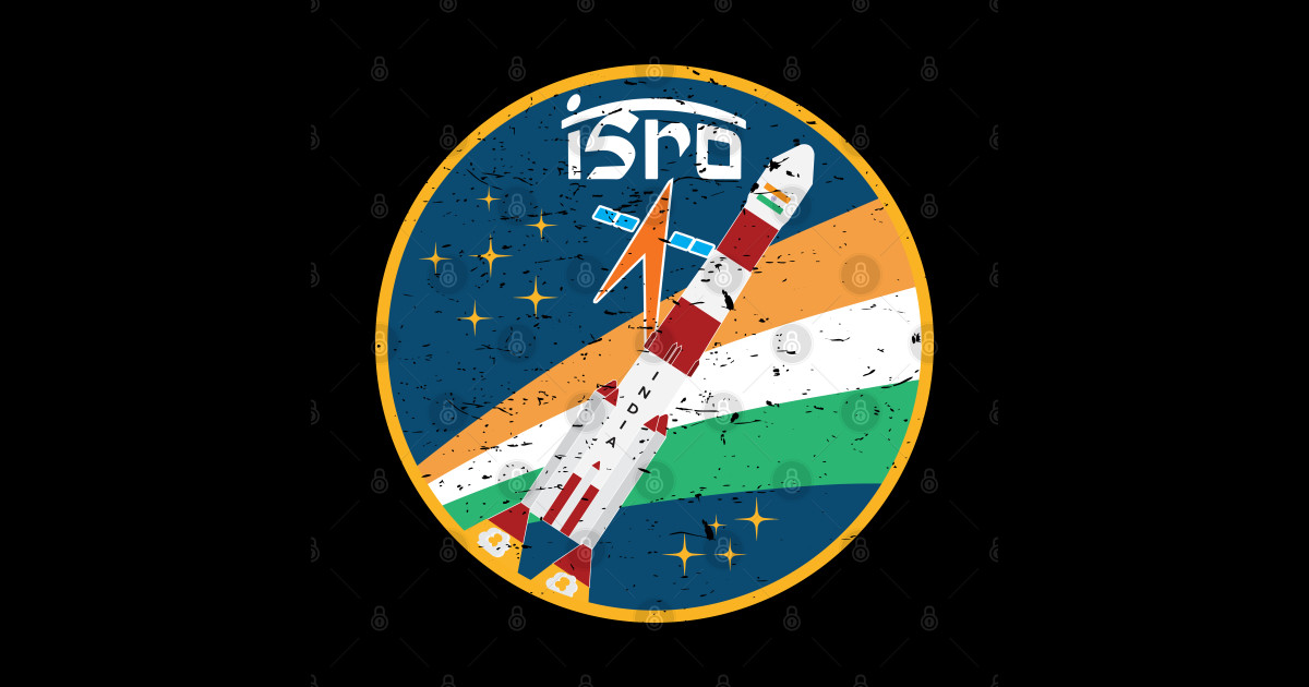 ISRO Indian Space Research PSLV Rocket Space Design - India - Sticker ...