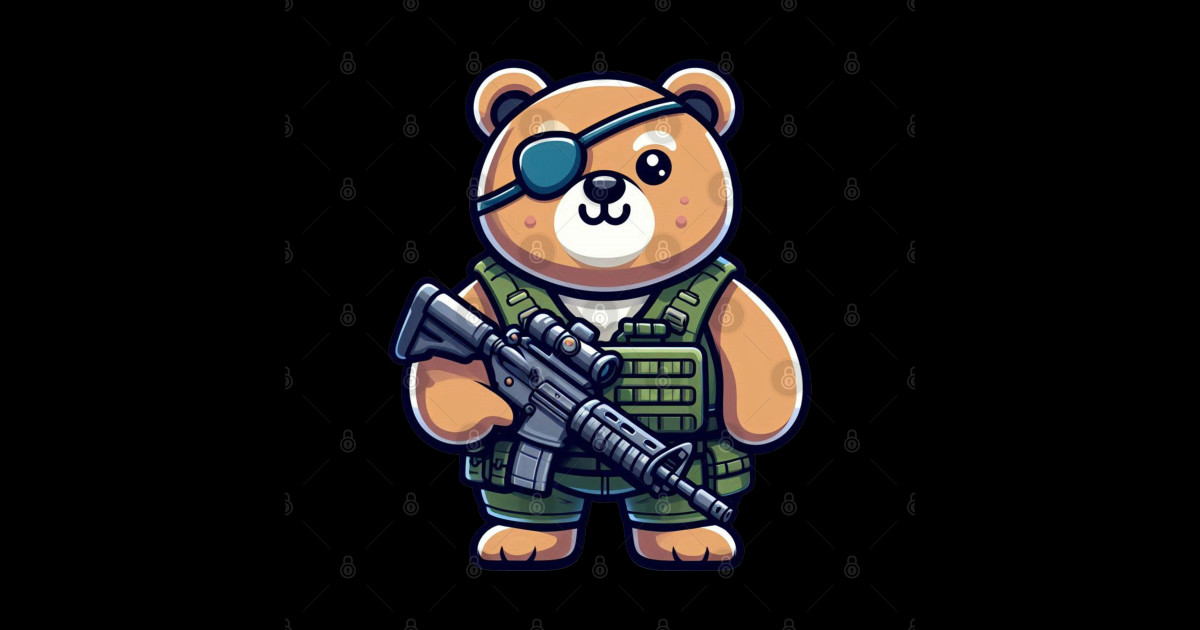 Tactical Bears - Tactical - Sticker | TeePublic