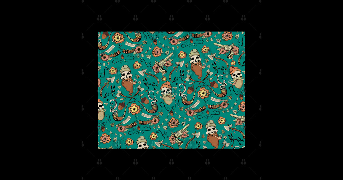 green lumberjack pattern - Lumberjack - Sticker | TeePublic