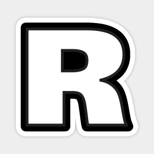 Alphabet R Uppercase Letter R Letter Magnets for Sale | TeePublic