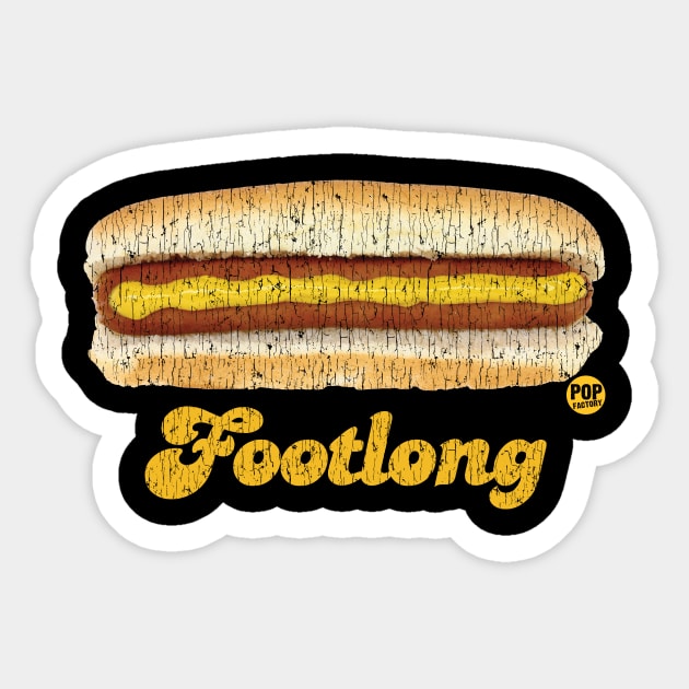 FOOTLONG - Hot Dog - Sticker | TeePublic