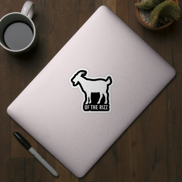 Rizz Goat Funny Meme - Rizz - Sticker | TeePublic