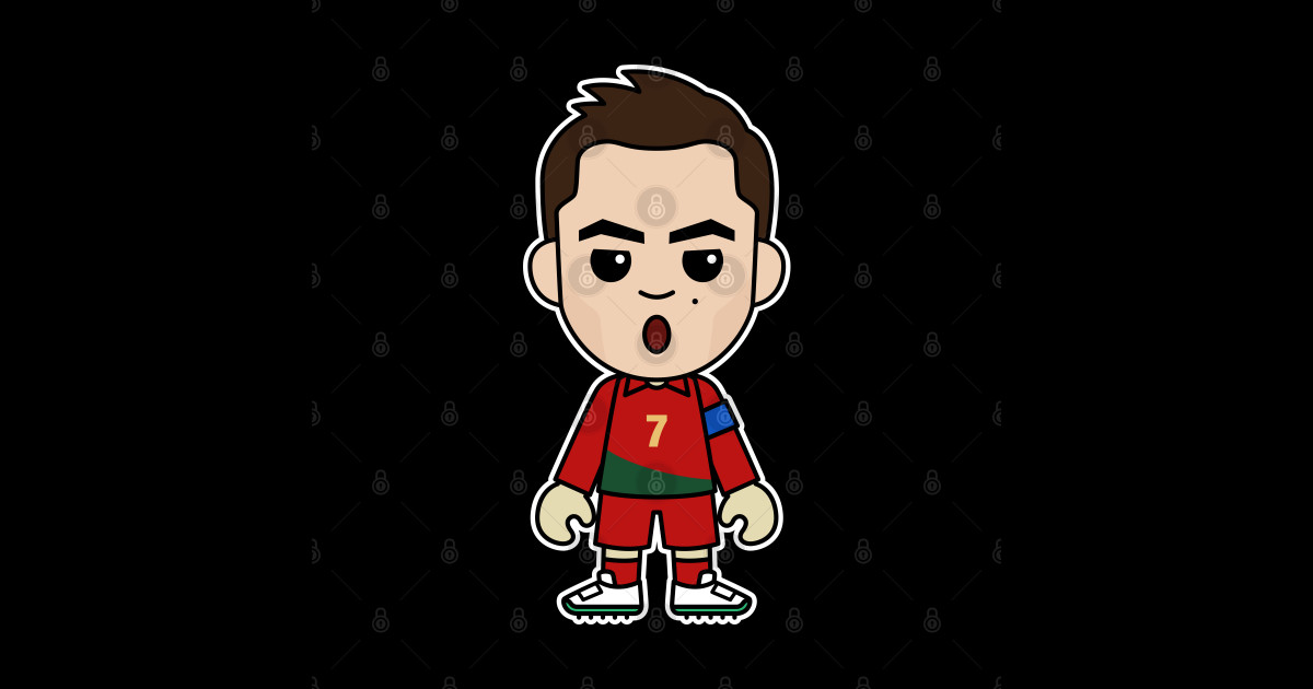 Chibi Ronaldo 7 - Ronaldo - Sticker | TeePublic