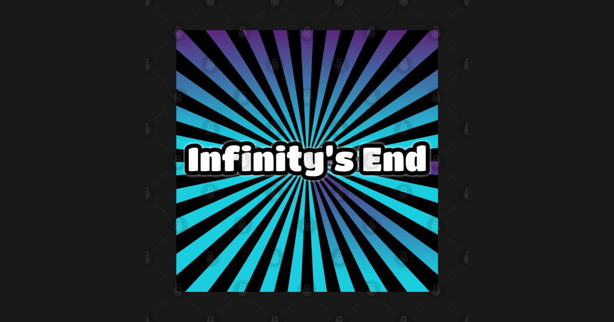 Infinity's End Blue Logo - Infinitys End Logo Blue - T-Shirt | TeePublic