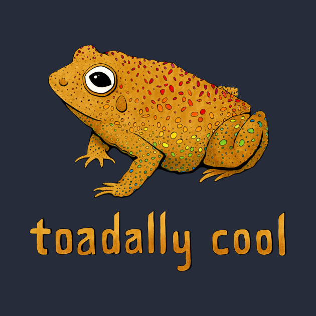 Toadally Cool Psychedelic Toad - Toad - T-Shirt | TeePublic