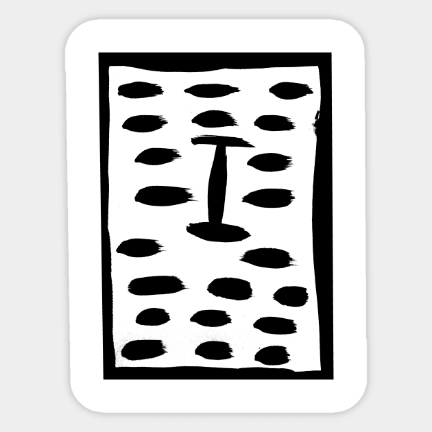 The letter I - Letter I - Sticker | TeePublic