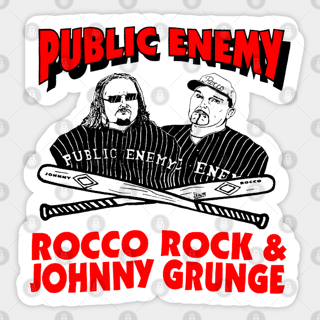 Public Enemy - Tag Team - Ecw - Sticker | TeePublic