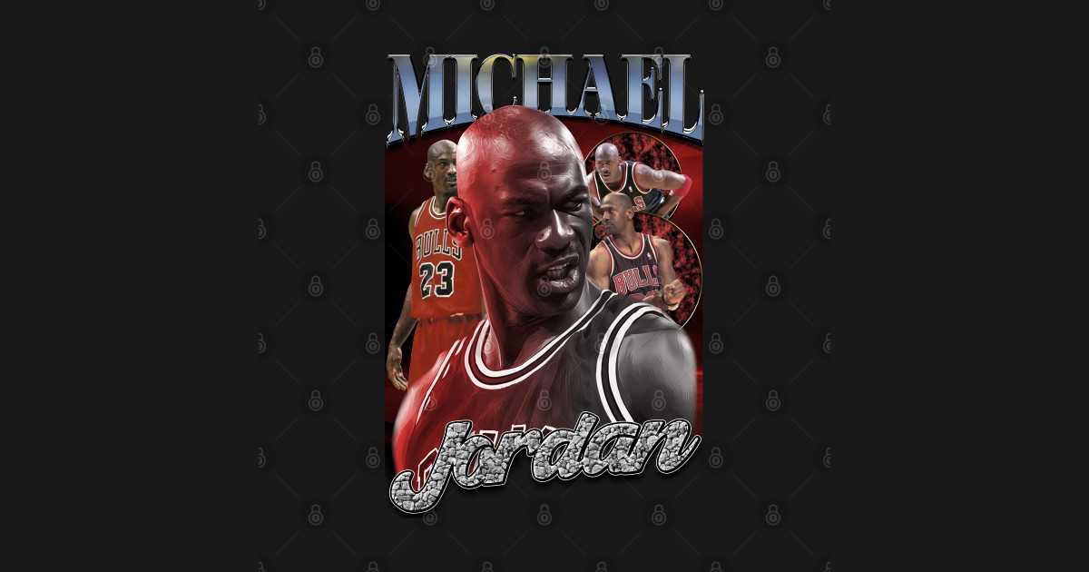 MJ23 Bootleg Vintage - Basketball - T-Shirt | TeePublic