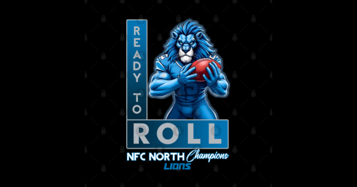 Ready to roll NFC North Champions 2024 - Nfc North Champions - Sticker ...