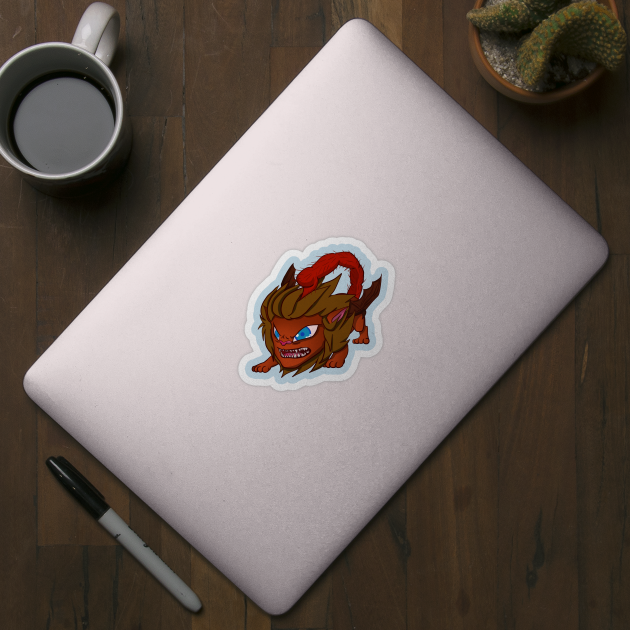 Manticore, the Persian Myth - Manticore - Sticker | TeePublic