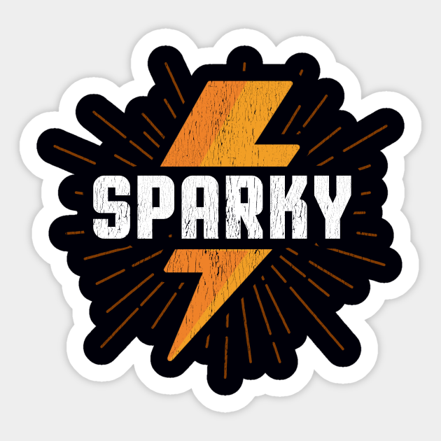 Sparky - Sparky - Sticker | TeePublic