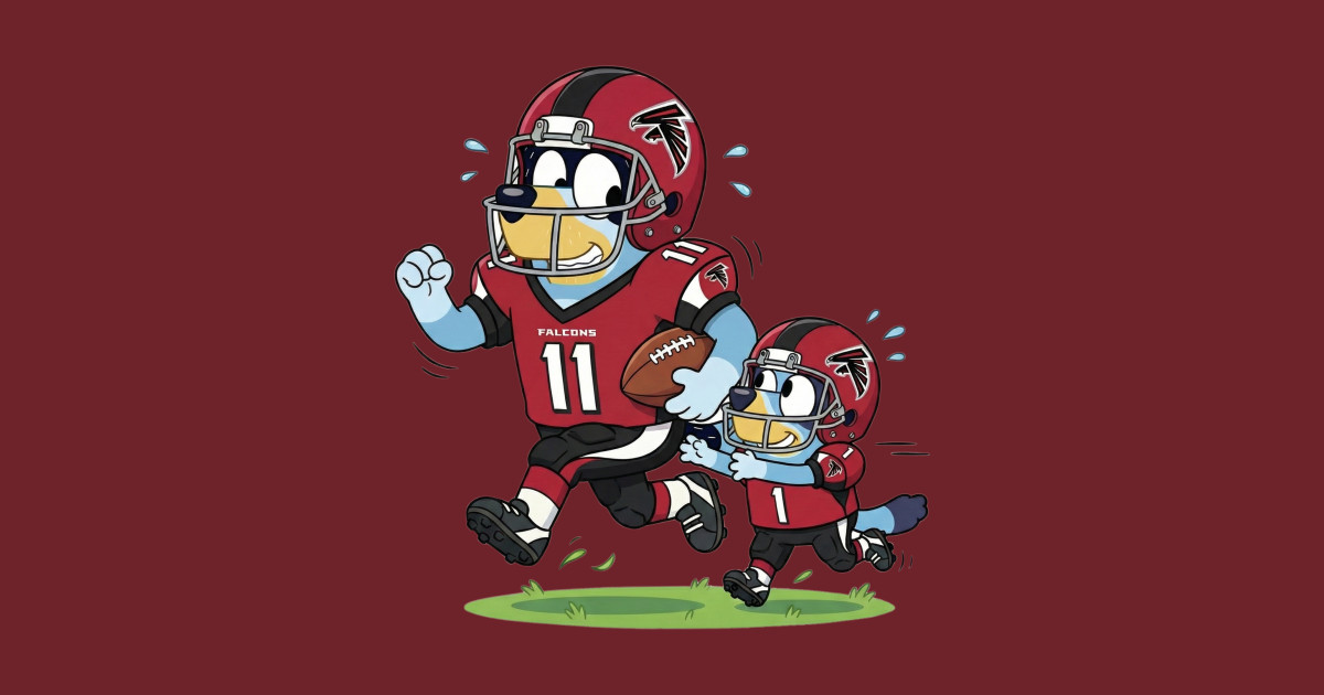 Bluey Atlanta Falcons Football Players Gifts For Football Fans ...