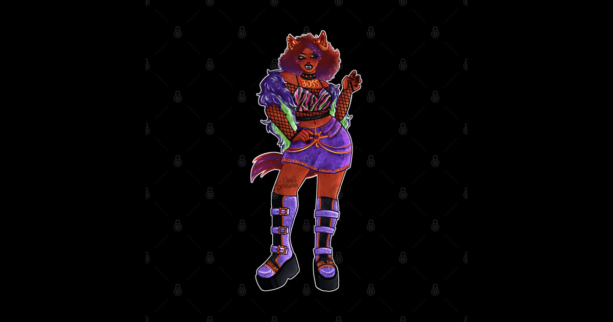 Clawdeen Wolf - Clawdeen Wolf - Sticker | TeePublic