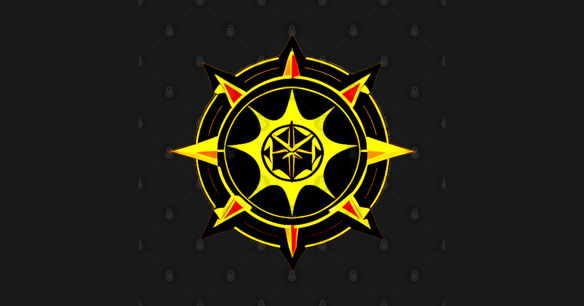 Celestial Compass Emblem - Guiding Star Crest - Celestial - T-Shirt ...
