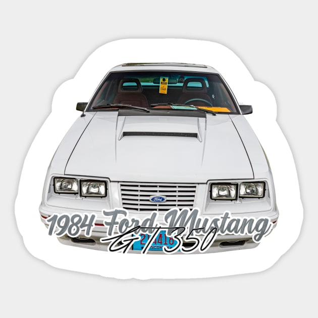 1984 Ford Mustang GT 350 - 1984 Ford Mustang Gt 350 - Sticker | TeePublic