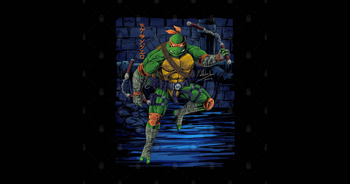 TMNT Mikey - Teenage Mutant Ninja Turtes - Sticker | TeePublic