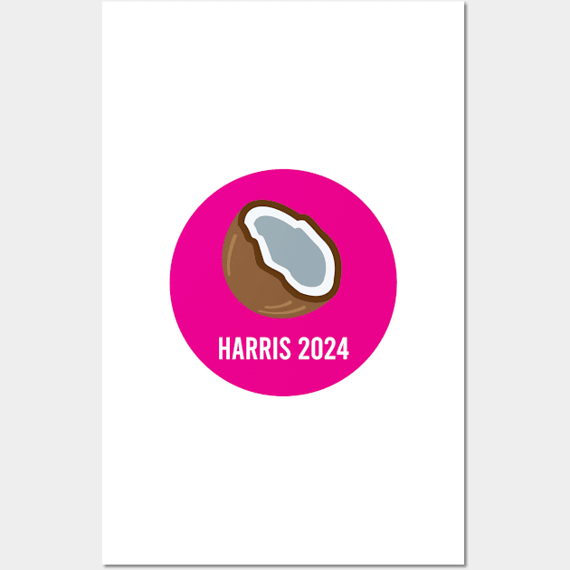Kamala Harris 2024 Coconut Pink Campaign Sticker - Kamala Harris ...