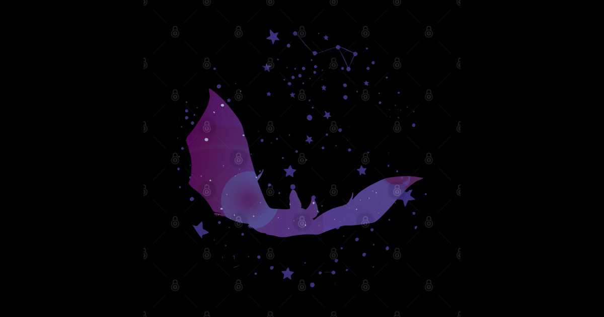 Bat Constellation - Bat Constellation - Sticker | TeePublic