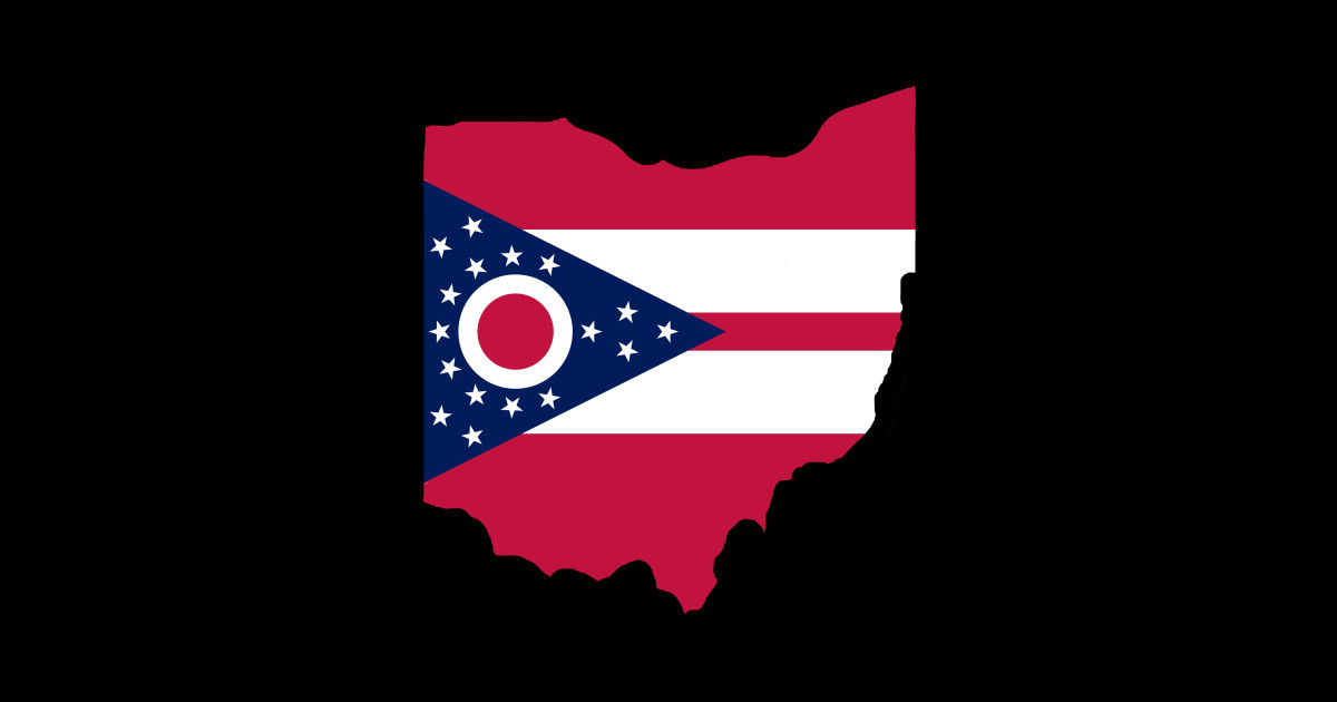 Ohio Flag - Ohio State - Sticker | TeePublic