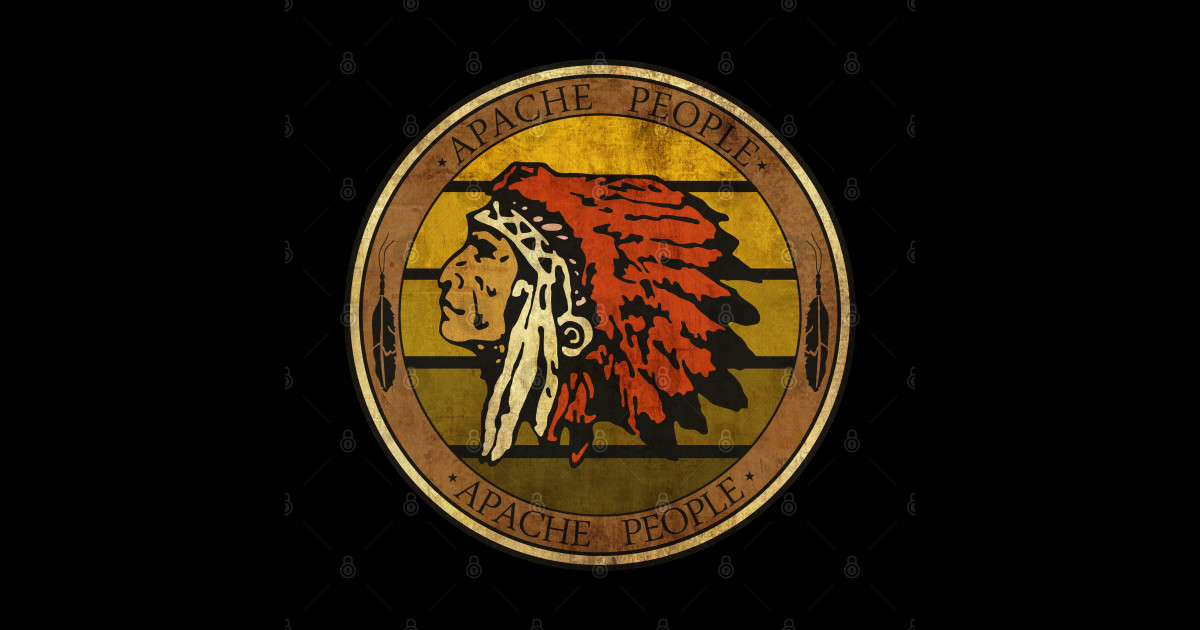 Apache // Indigenous Man - Apache - Sticker | TeePublic
