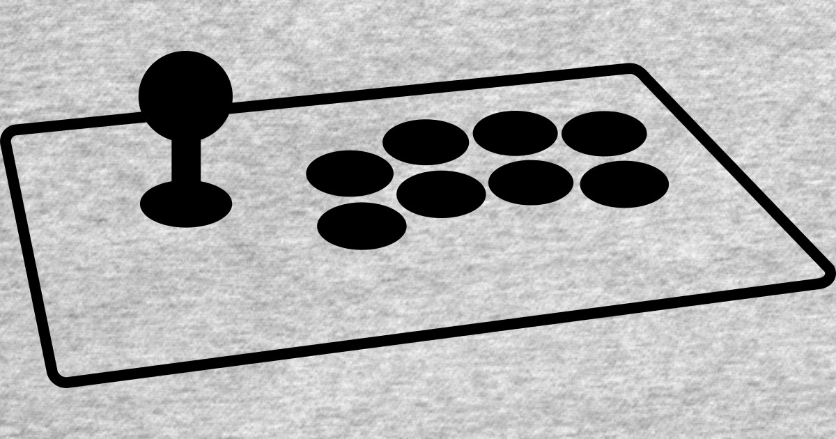 Fight Stick - Black Logo - Fightstick - T-Shirt | TeePublic