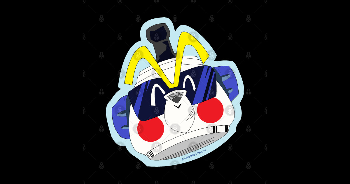 Takure Tondekeman - 90s Anime - Sticker | TeePublic