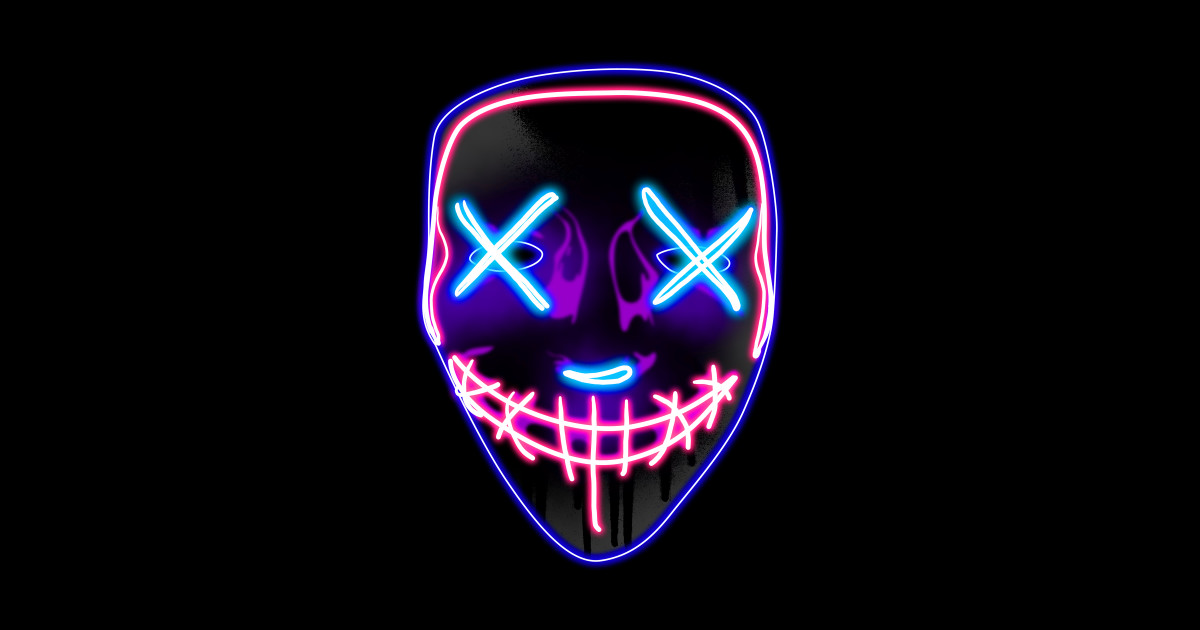 Purge Mask - Purge - Sticker | TeePublic